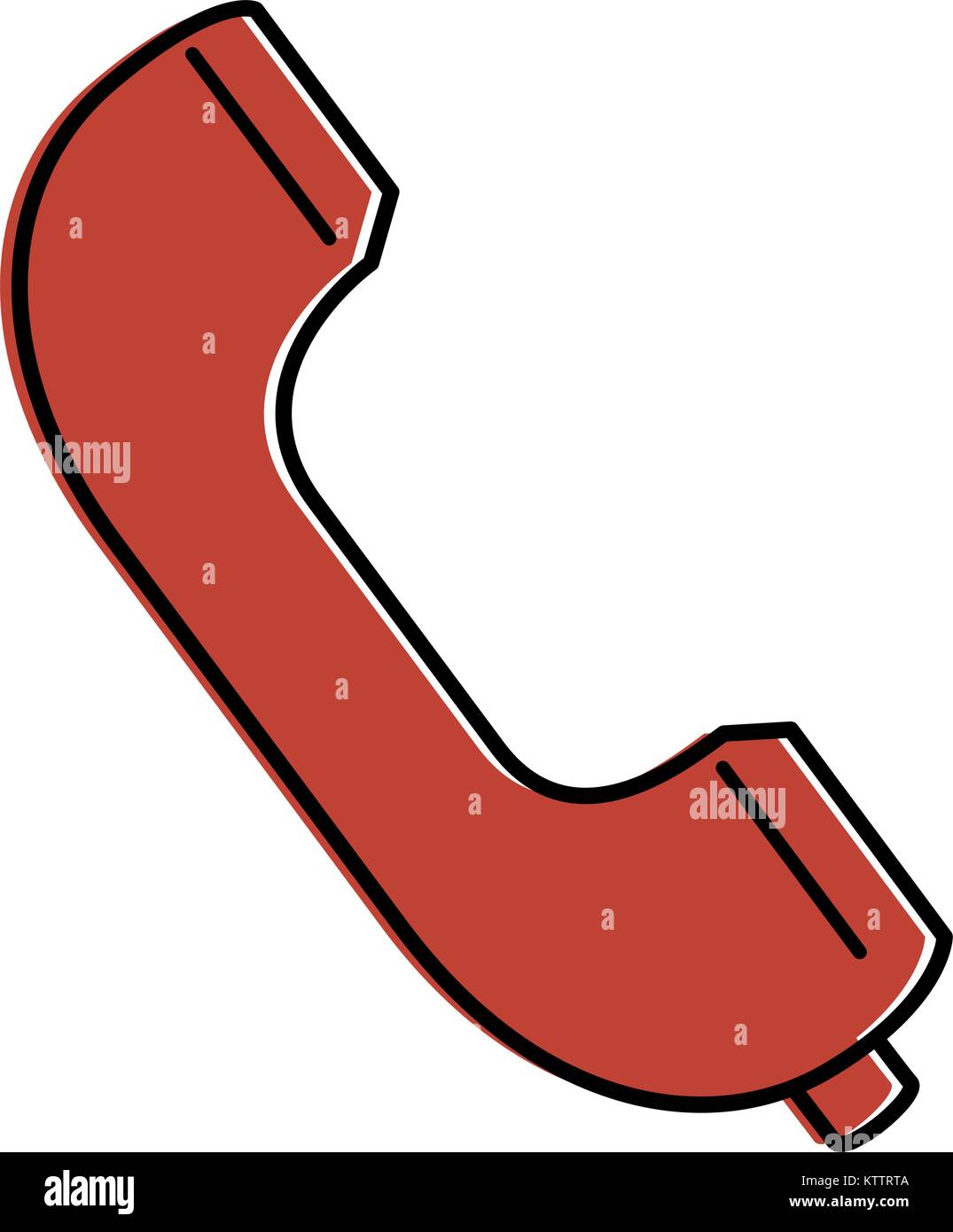 telephone service isolated icon vector illustration design Stock Vector ...