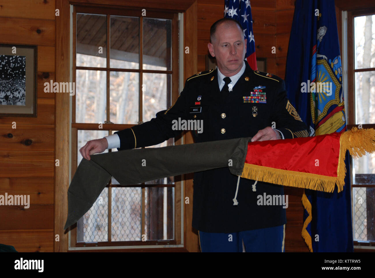 WEST PONT-- New York National Guard Command Sgt. Major Frank Wicks ...