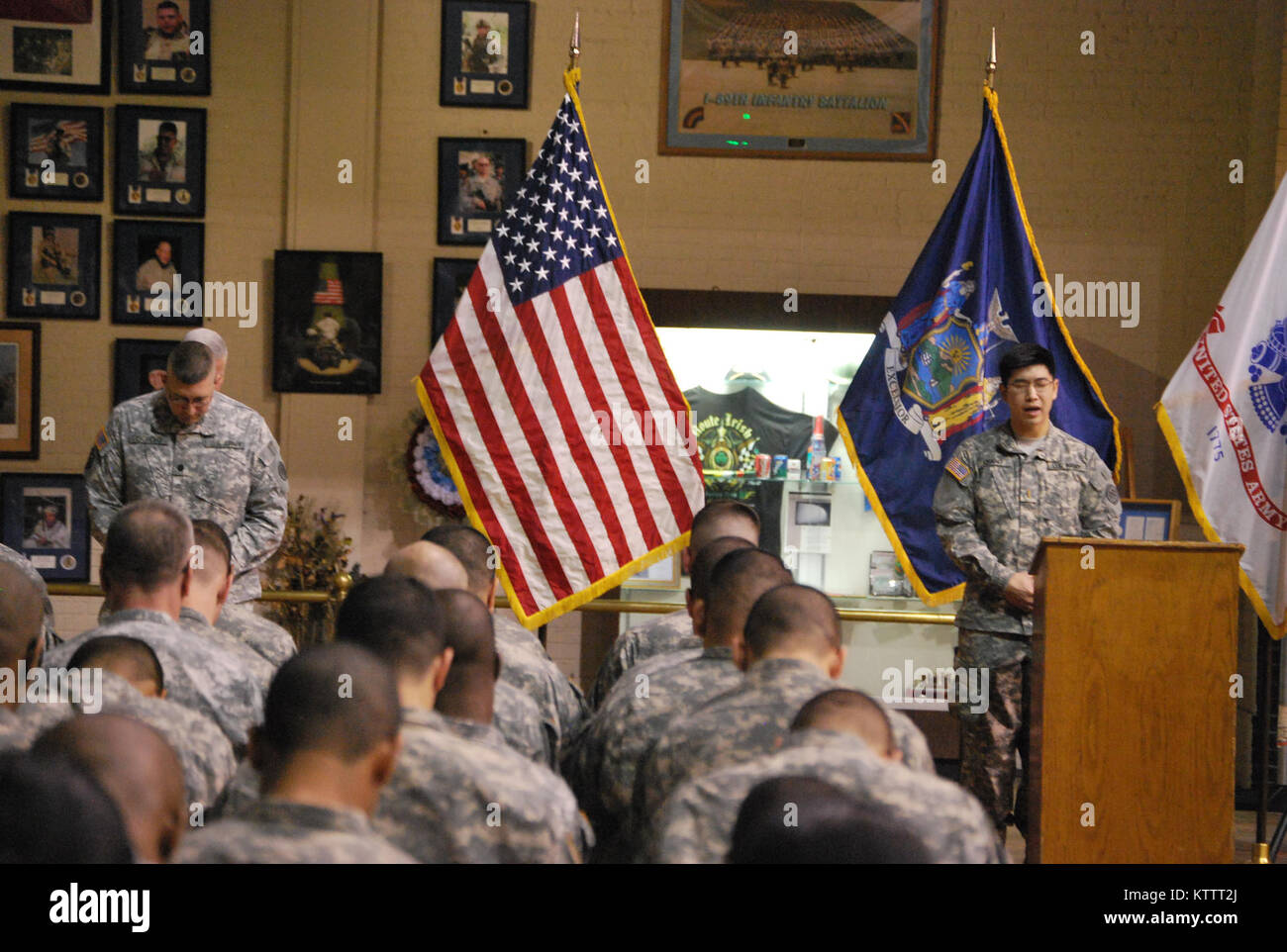 New York-- 2nd Lt. Chaplain Stephen J. Chang gives the invocation and ...