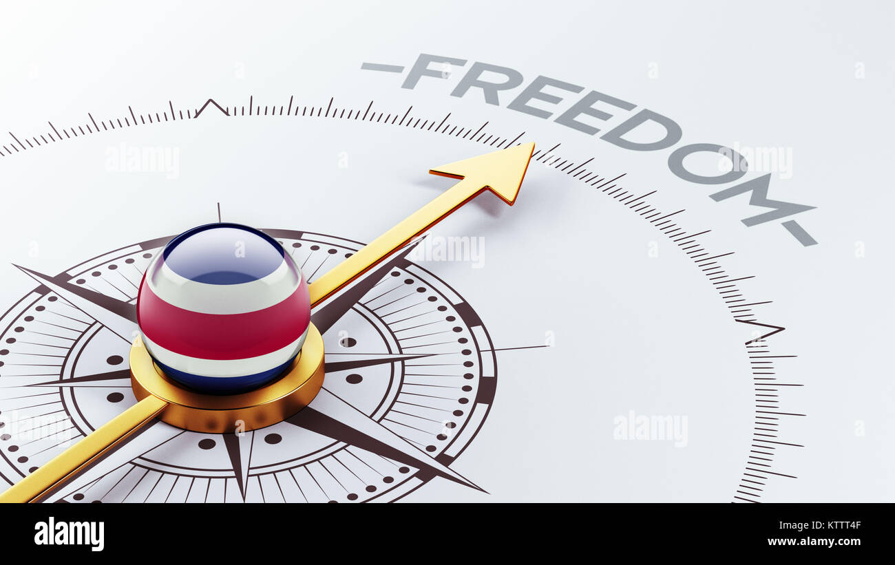 Costa Rica High Resolution Freedom Concept Stock Photo - Alamy