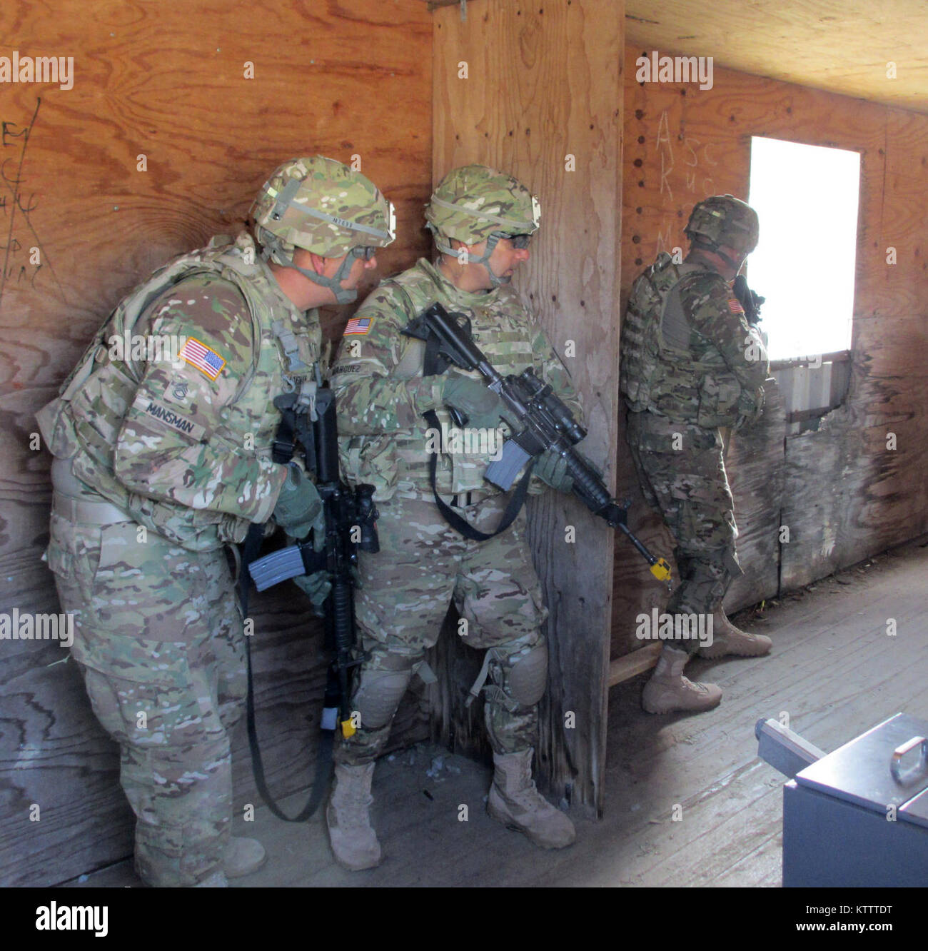 CAMP SHELBY, MS -- Members of the Stabilization and Transition Team ...