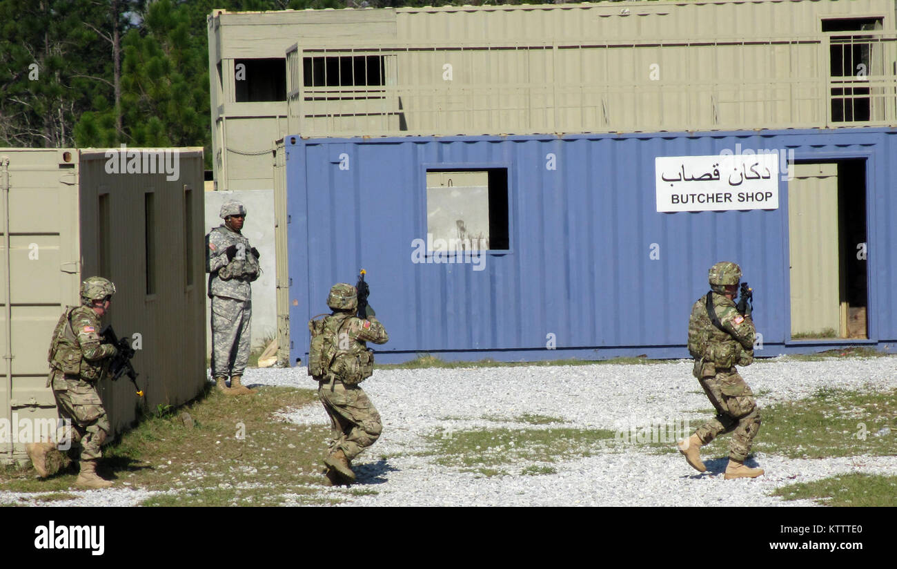 CAMP SHELBY, MS -- Members of the Stabilization and Transition Team ...