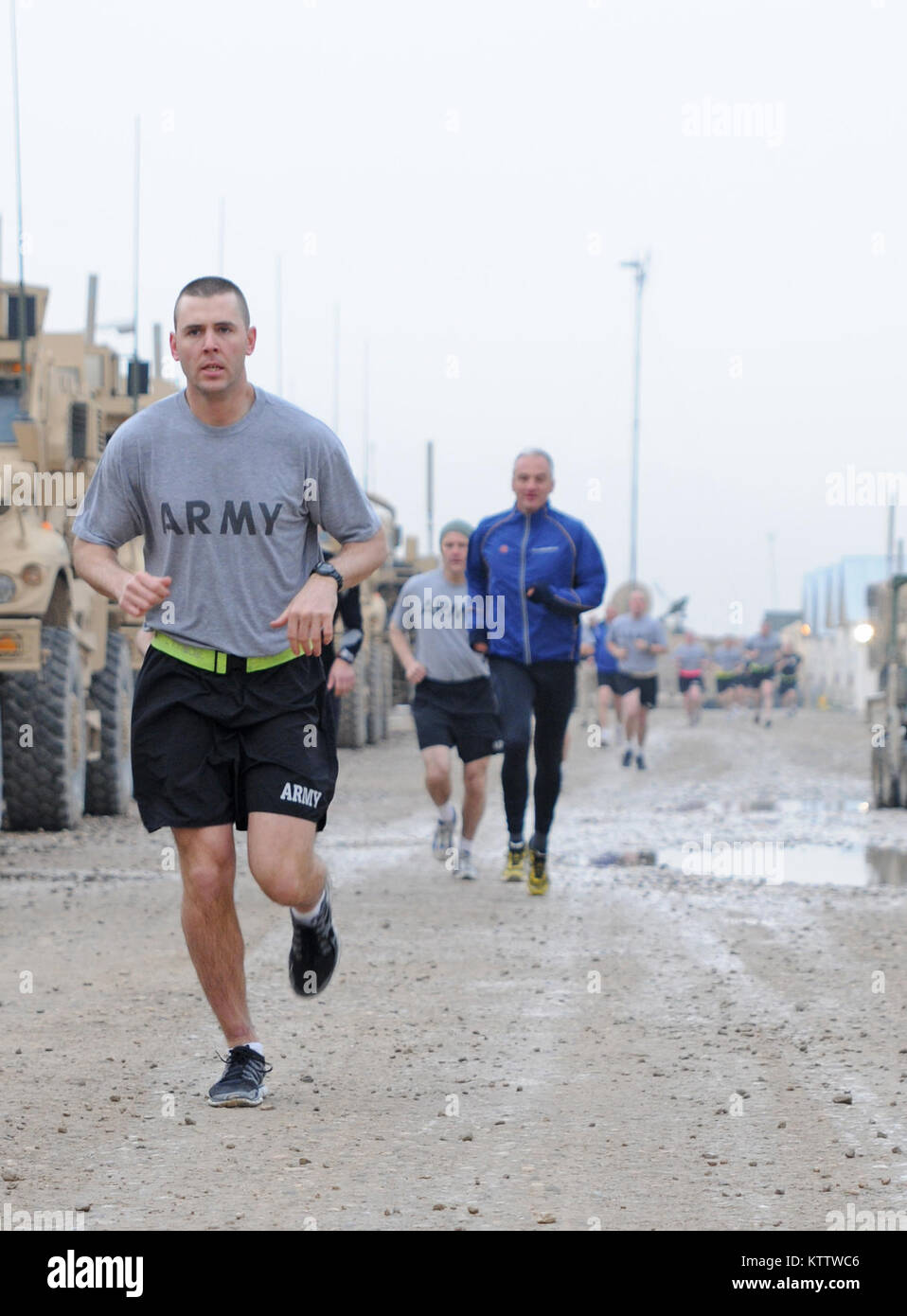 Sgt. Brett Taylor, supply sergeant assigned to Headquarter's Company ...