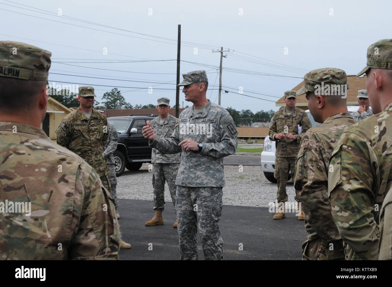 Maj. Gen. Patrick Murphy speaks to Soldiers of the 2-108th Infantry ...