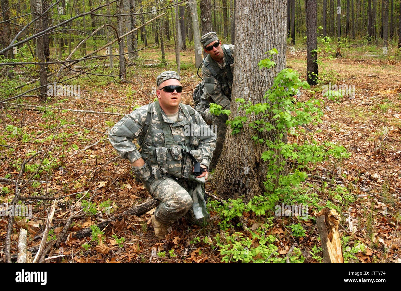 FORT A.P. HILL, Va. - Sgt. Keith Burd and Spc. Matt Cordaro from 3rd ...
