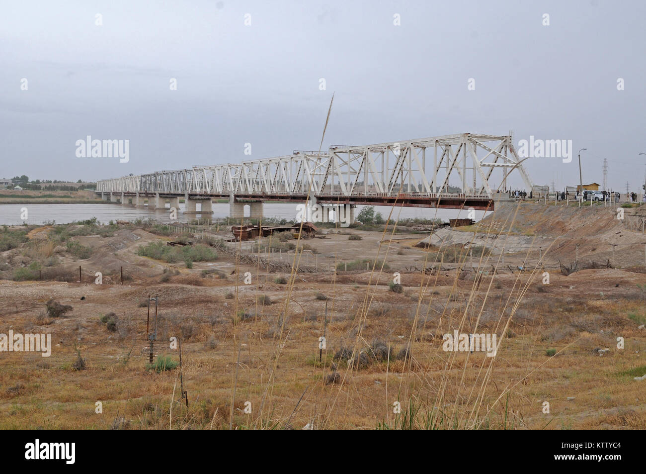 The Friendship Bridge that spans across the Amu Darya River and ...