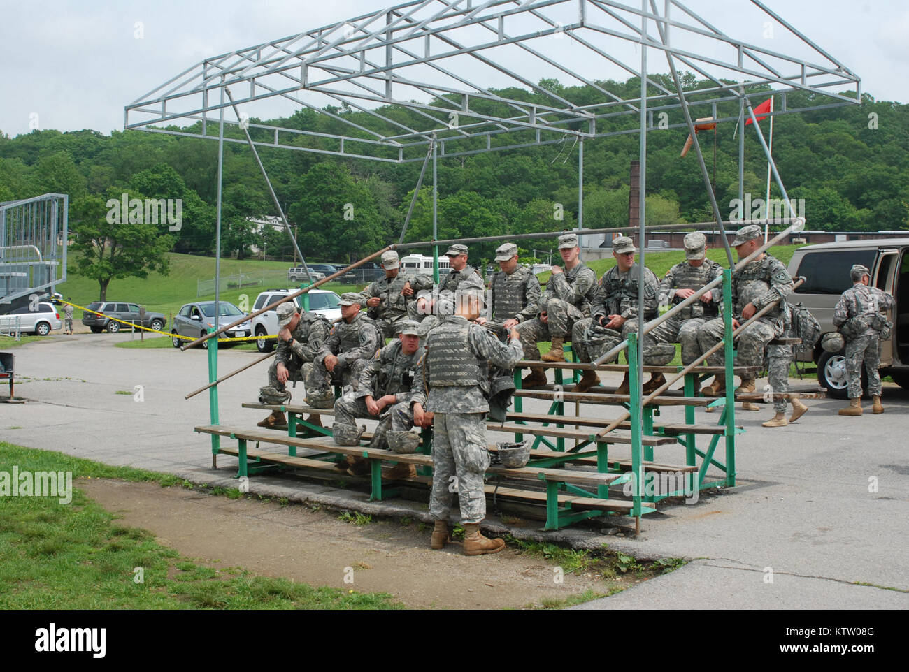 CAMP SMITH-- National Guard Soldiers from across the northeast engage ...