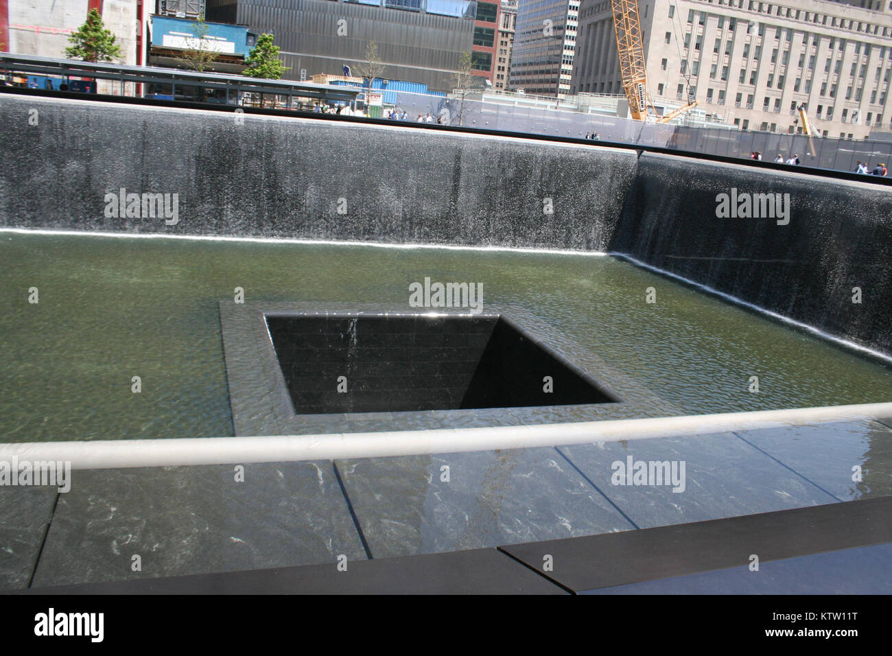NEW YORK -- The World Trade Center Memorial North Tower pool May 18 as ...