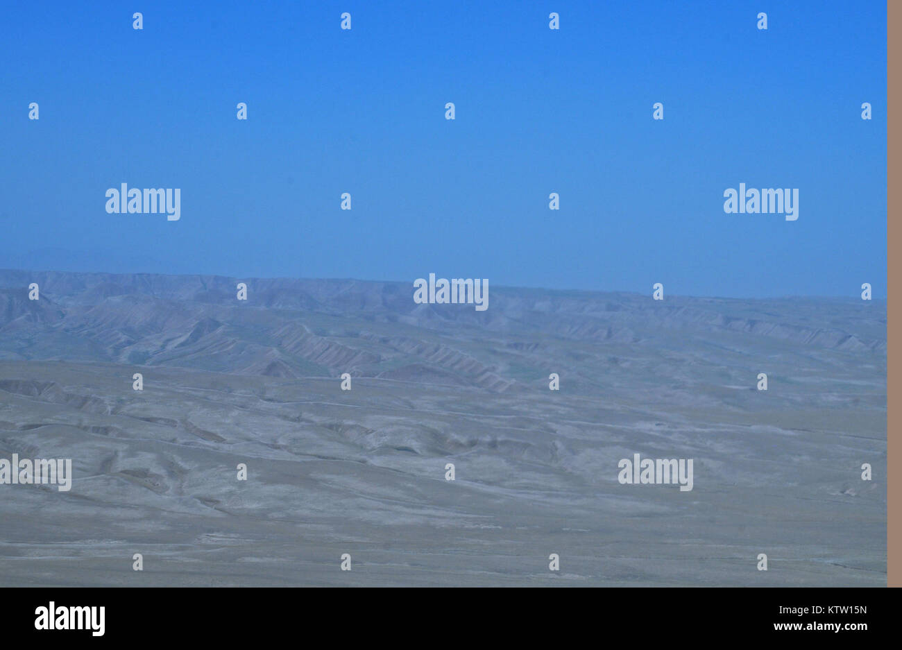 An aerial view of the mountain ranges between Mazar-e-Sharif, Balkh ...