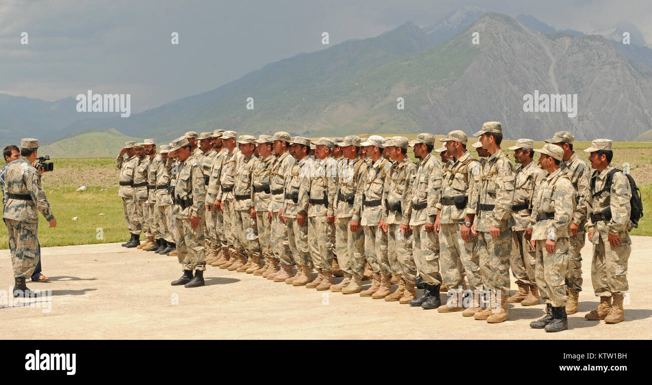 Afghan Brig. Gen. Abdul Habib Sayed Khail, commander of the 5th Zone ...