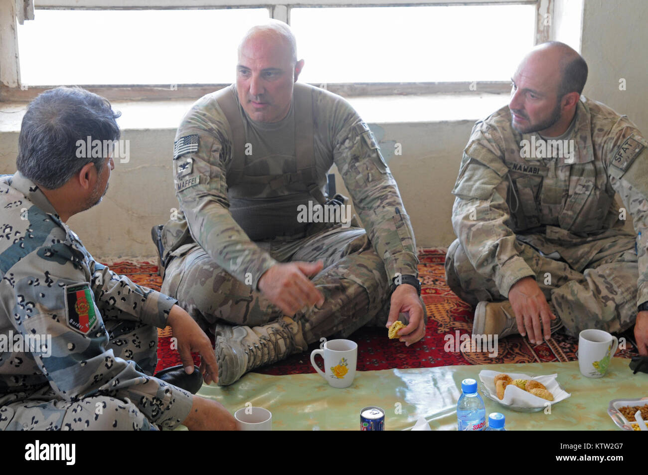 U.S. Army Col. Michael Maffei, senior combat advisor of the 5th Zone ...