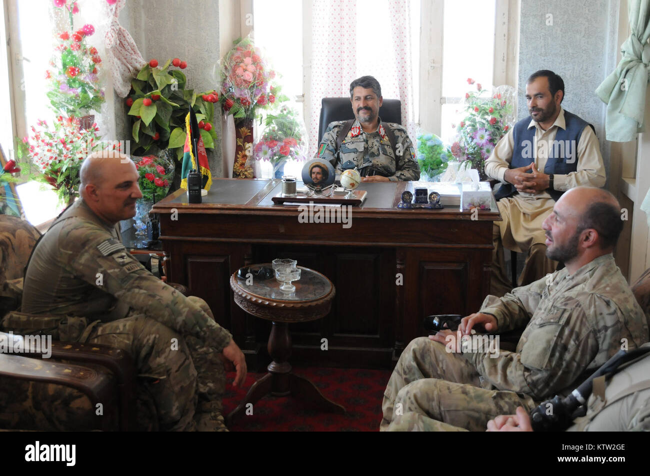 U.S. Army Col. Michael Maffei, senior combat advisor of the 5th Zone ...