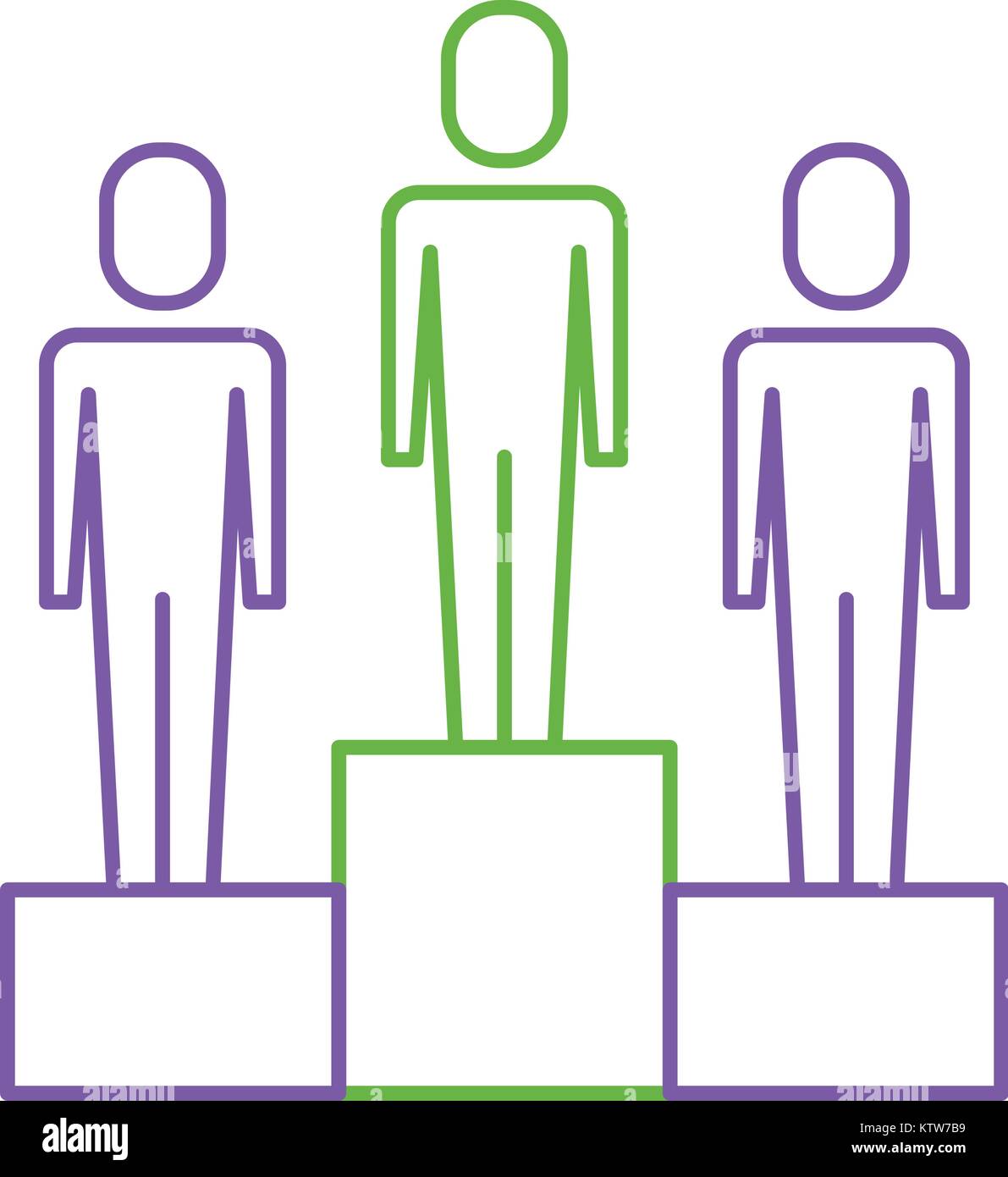 business men in podium competition success Stock Vector Image & Art - Alamy