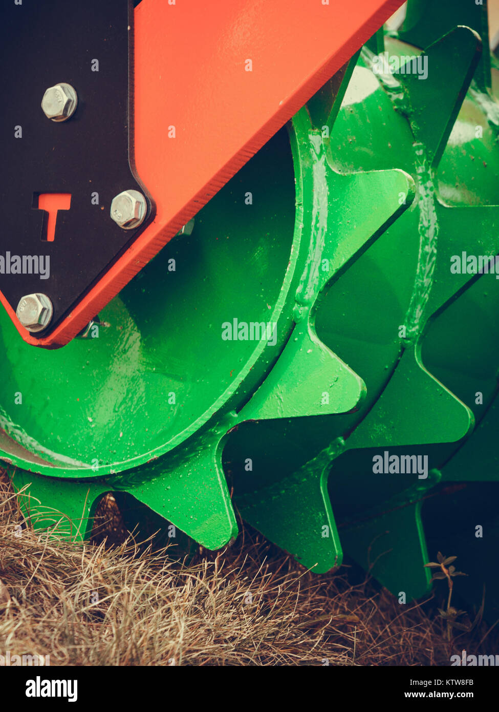 Harrow disc blades hi-res stock photography and images - Alamy