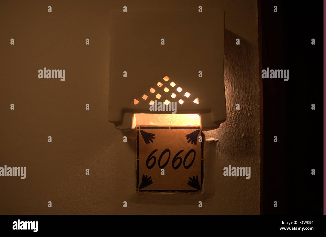 6060 room number h10 hotel Stock Photo - Alamy