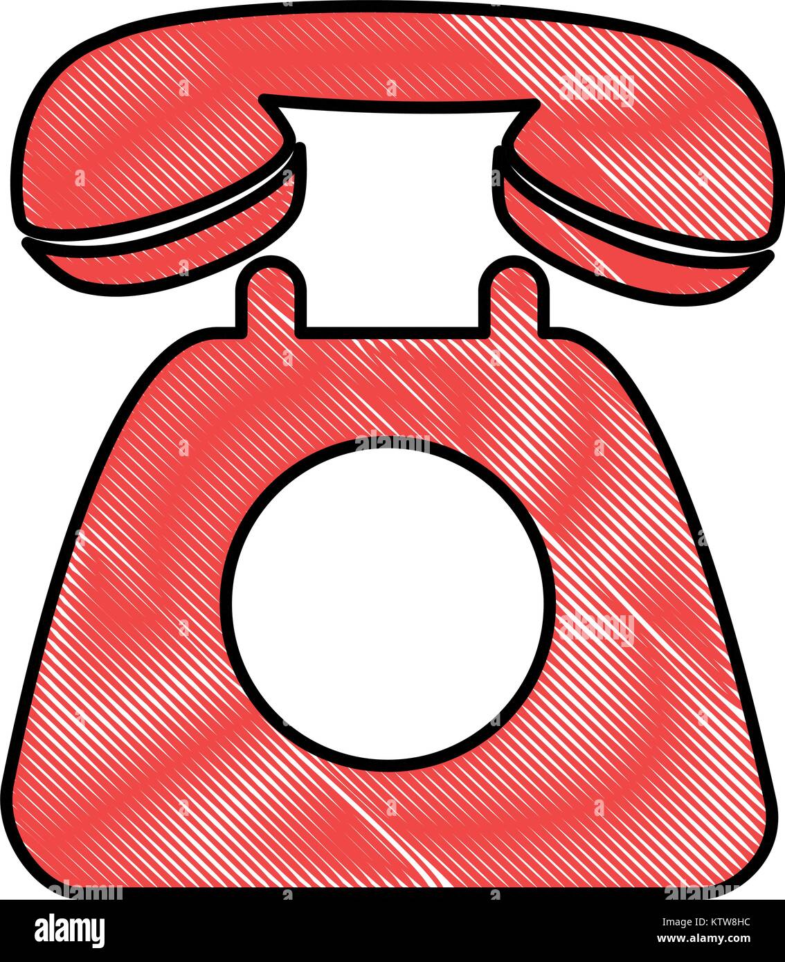 telephone service isolated icon vector illustration design Stock Vector ...