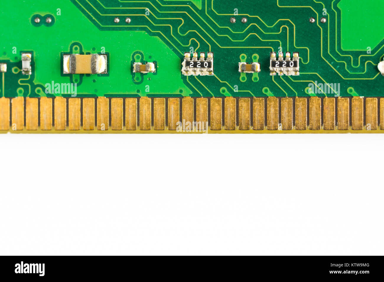 Electronic Circuits isolated on white background Stock Photo - Alamy