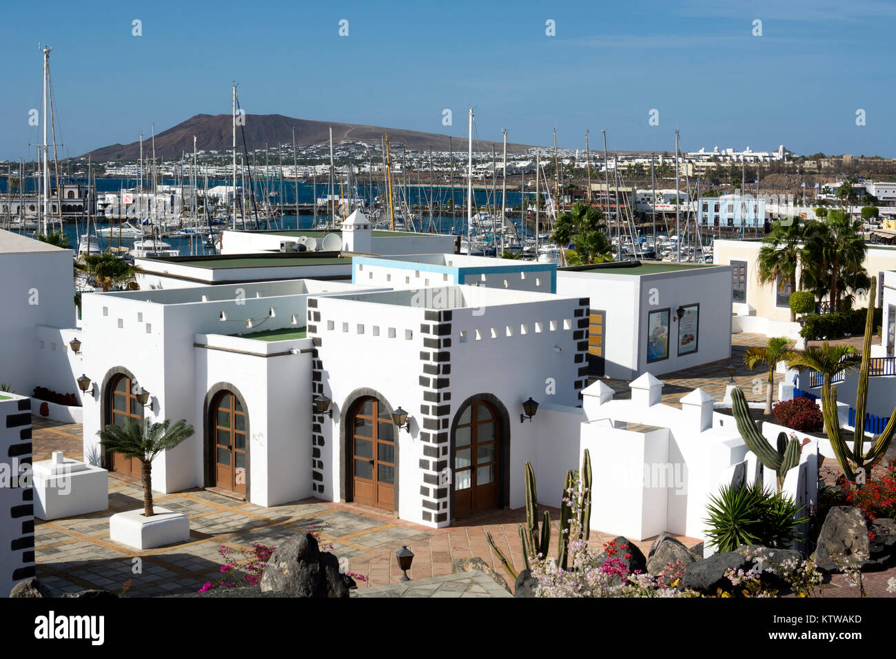 Marina Rubicon, Playa Blanca, Lanzarote, Canary Islands, Spain Stock ...