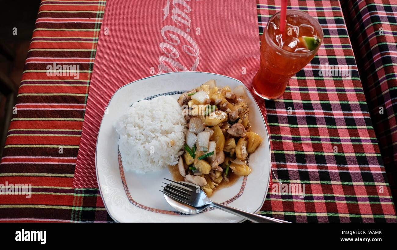 Glass of Lemon Lime IceTea Nary Kitchen Bar Restaurant Khmer Food ...