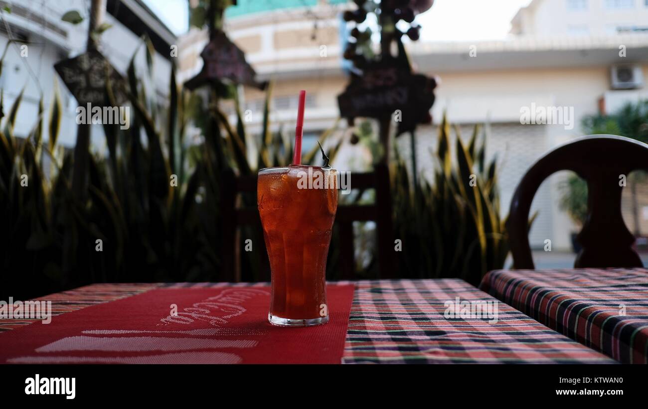 Glass of Lemon Lime IceTea Nary Kitchen Bar Restaurant Khmer Food ...