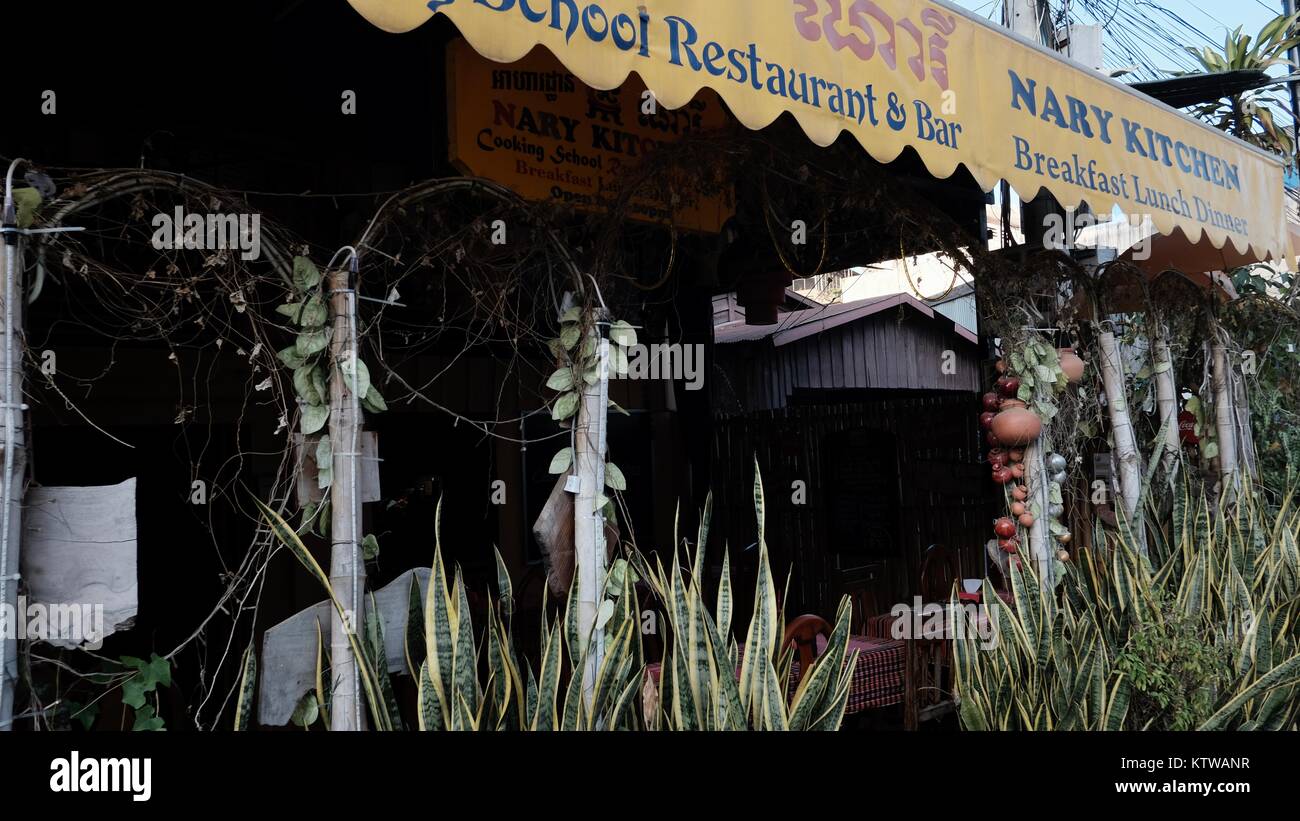 Exterior View Nary Kitchen Bar Restaurant Khmer Food Cooking School ...