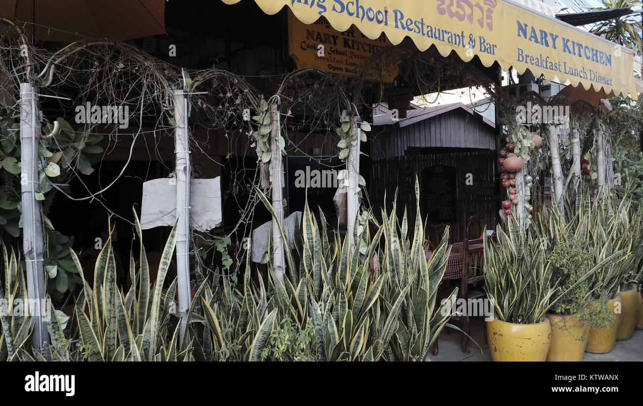 Exterior View Nary Kitchen Bar Restaurant Khmer Food Cooking School ...