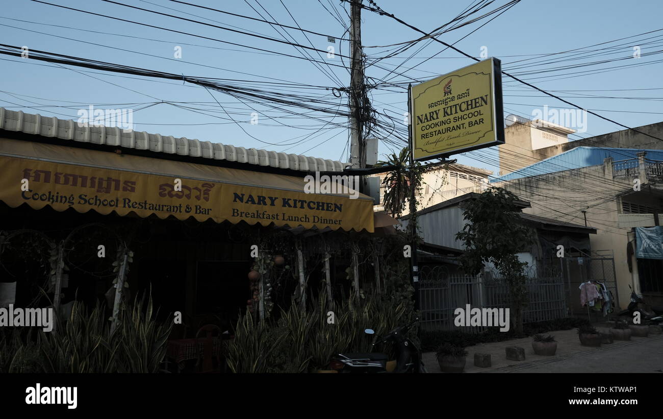 Exterior View Nary Kitchen Bar Restaurant Khmer Food Cooking School ...