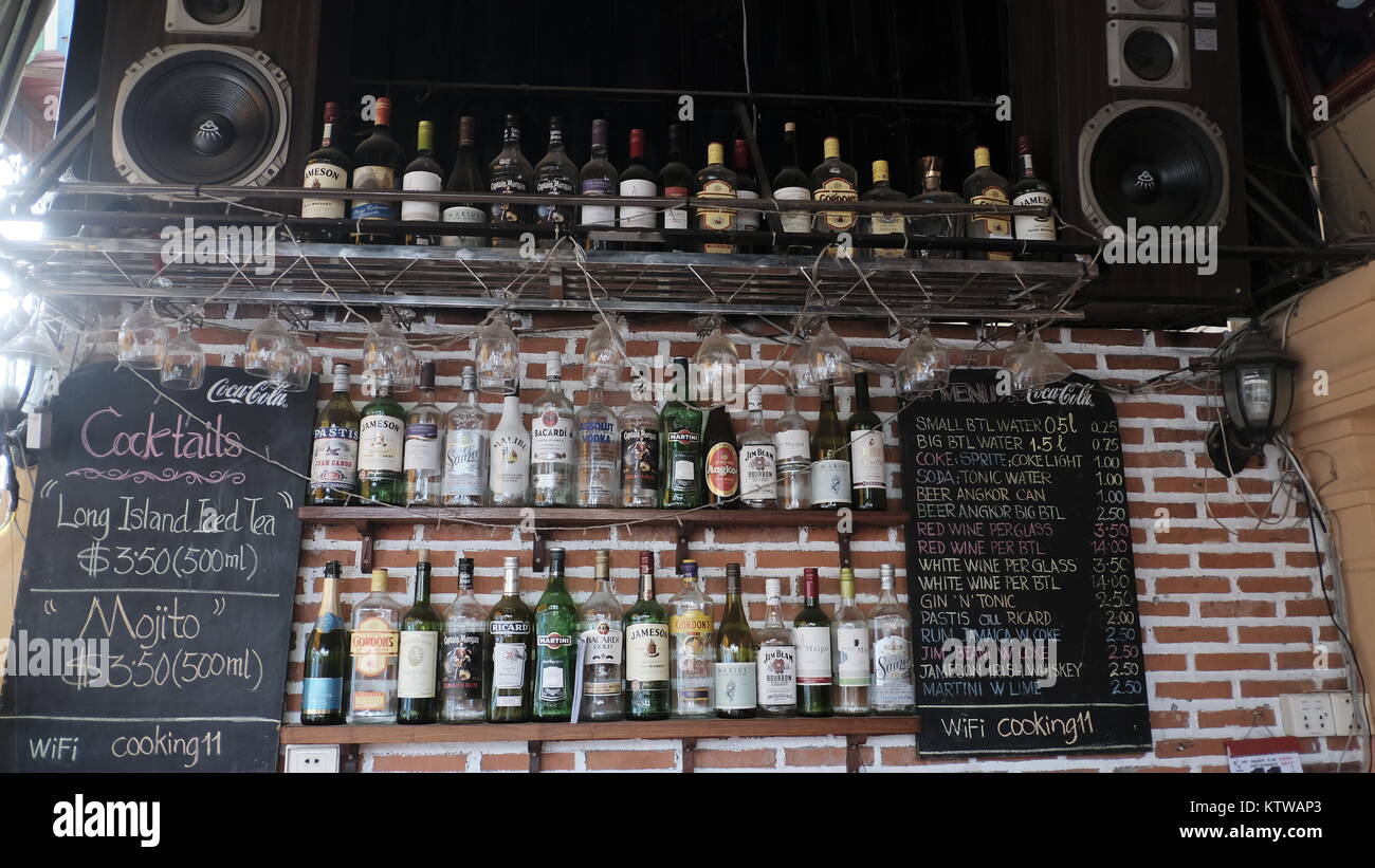 Bar Area Nary Kitchen Bar Restaurant Khmer Food Cooking School ...