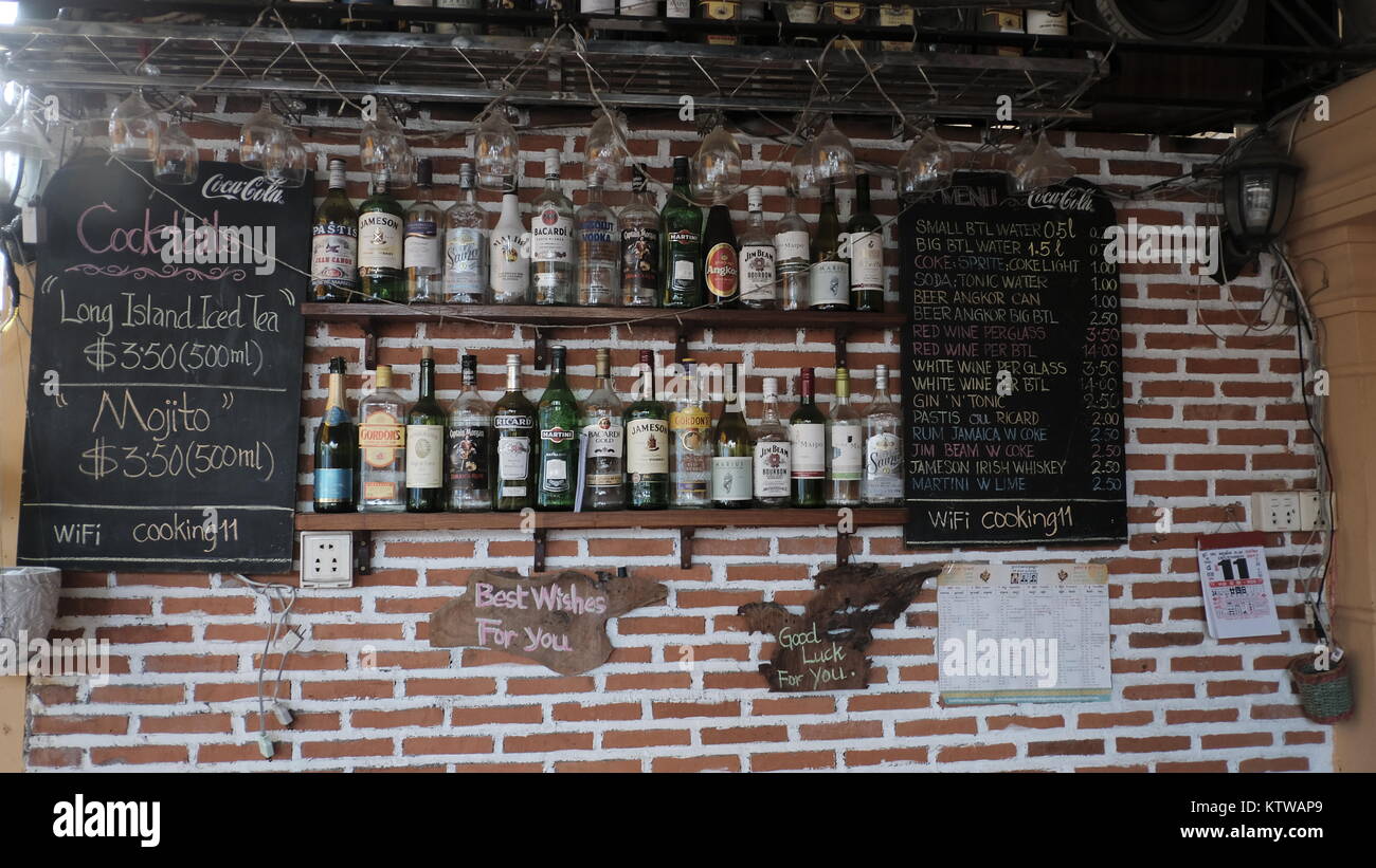 Bar Area Nary Kitchen Bar Restaurant Khmer Food Cooking School ...