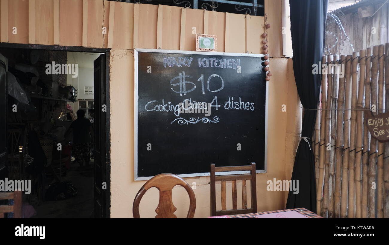 Bar Area Nary Kitchen Bar Restaurant Khmer Food Cooking School ...