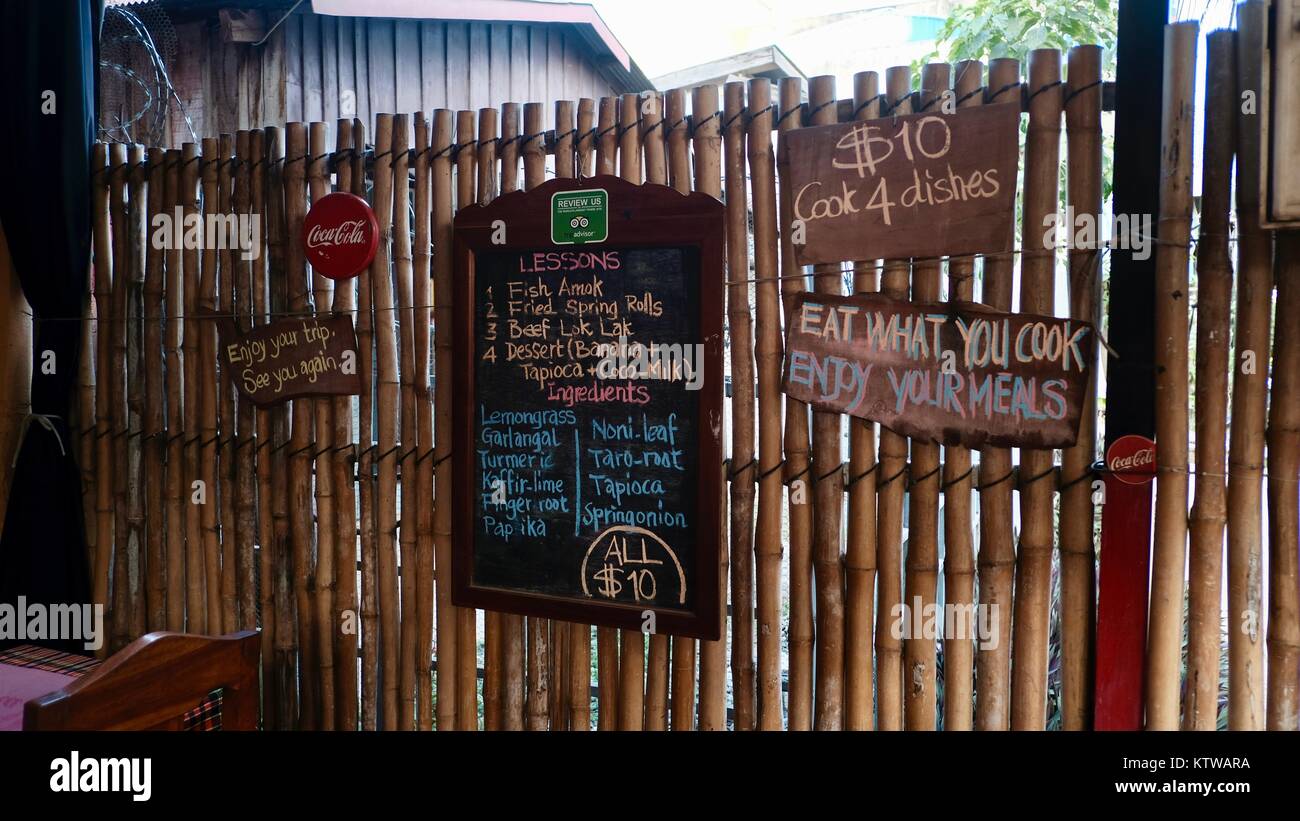 Bar Area Nary Kitchen Bar Restaurant Khmer Food Cooking School ...
