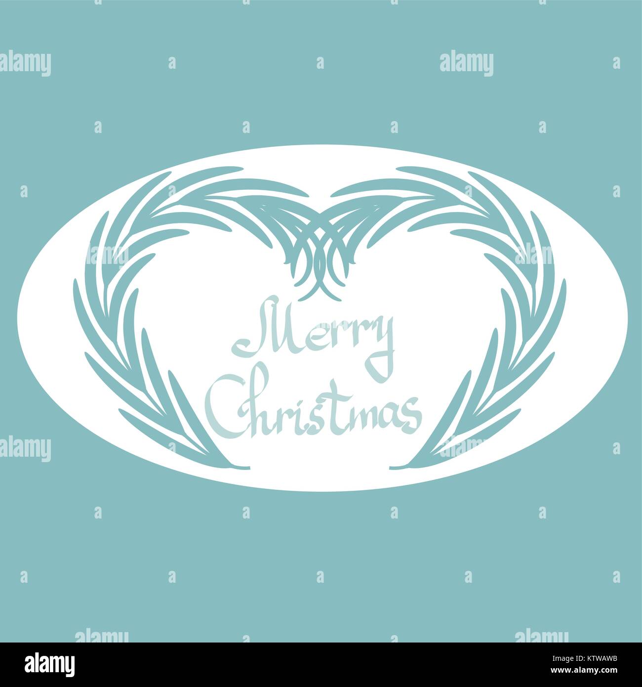 Christmas background circular border Stock Vector Images - Alamy