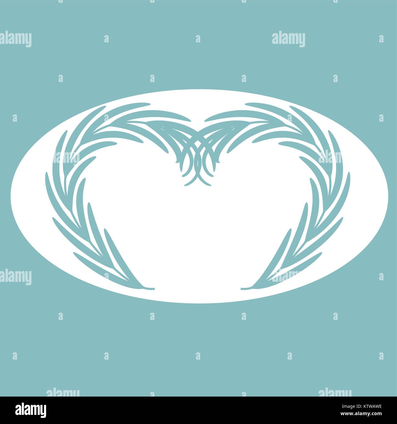 Christmas background circular border Stock Vector Images - Alamy