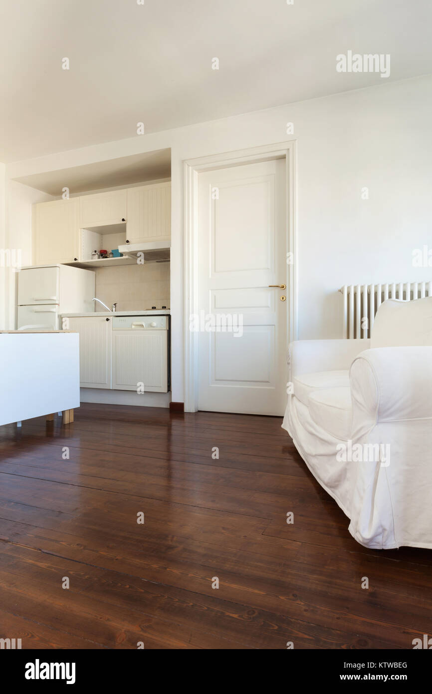 Interior, small apartment, room view Stock Photo - Alamy