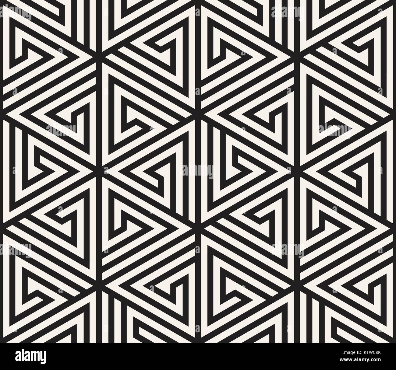 Vector seamless pattern. Modern stylish texture. Repeating geometric ...