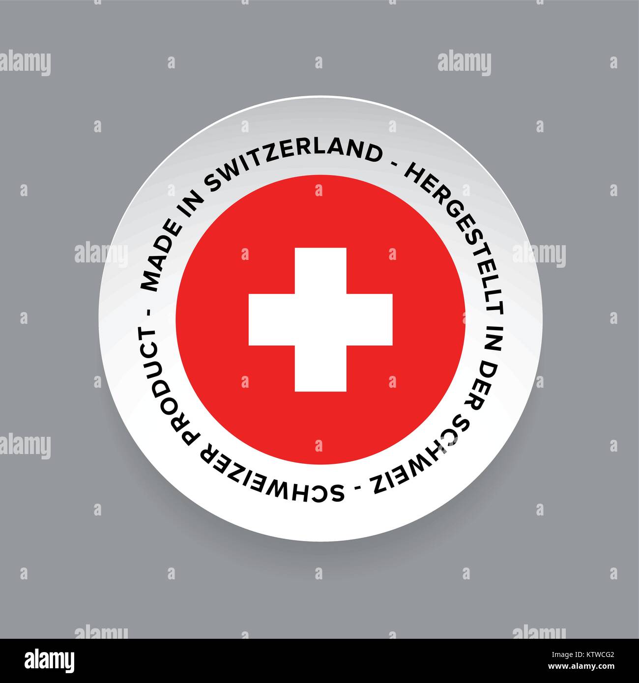 Made in Switzerland - Hergestellt in Schweiz Stock Vector Image & Art ...