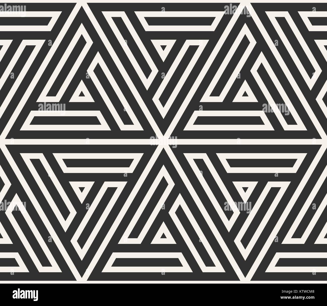 Vector seamless lines pattern. Modern stylish triangle shapes texture ...