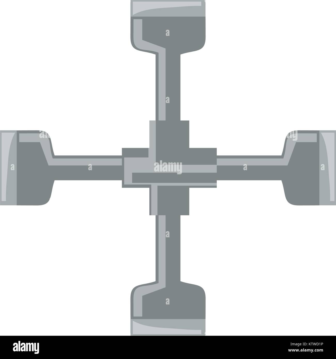 cross piece tool icon Stock Vector Image & Art - Alamy