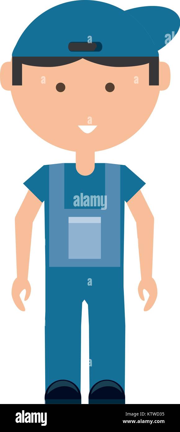 cartoon mechanic man icon Stock Vector Image & Art - Alamy