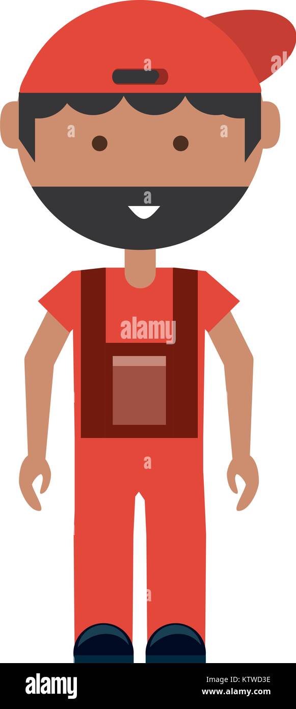 cartoon mechanic man icon Stock Vector Image & Art - Alamy