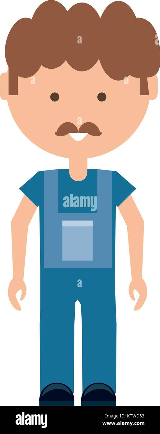 cartoon mechanic man icon Stock Vector Image & Art - Alamy