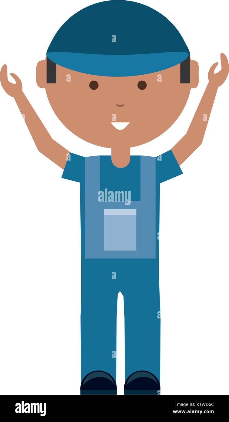 cartoon mechanic man icon Stock Vector Image & Art - Alamy