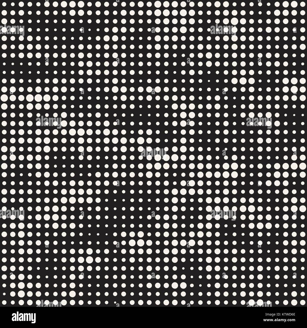 Modern Stylish Halftone Texture. Endless Abstract Background With ...