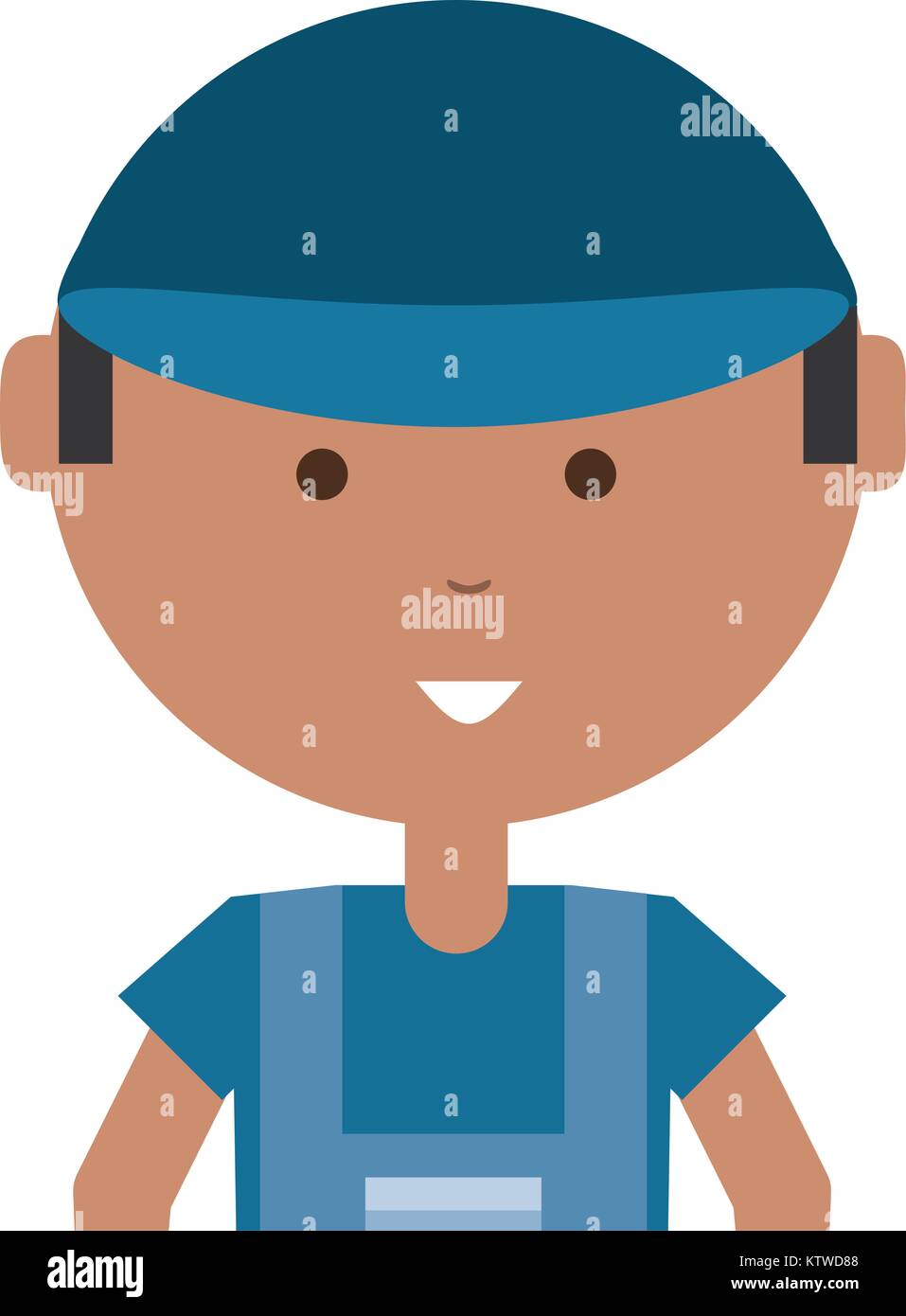 cartoon mechanic man icon Stock Vector Image & Art - Alamy