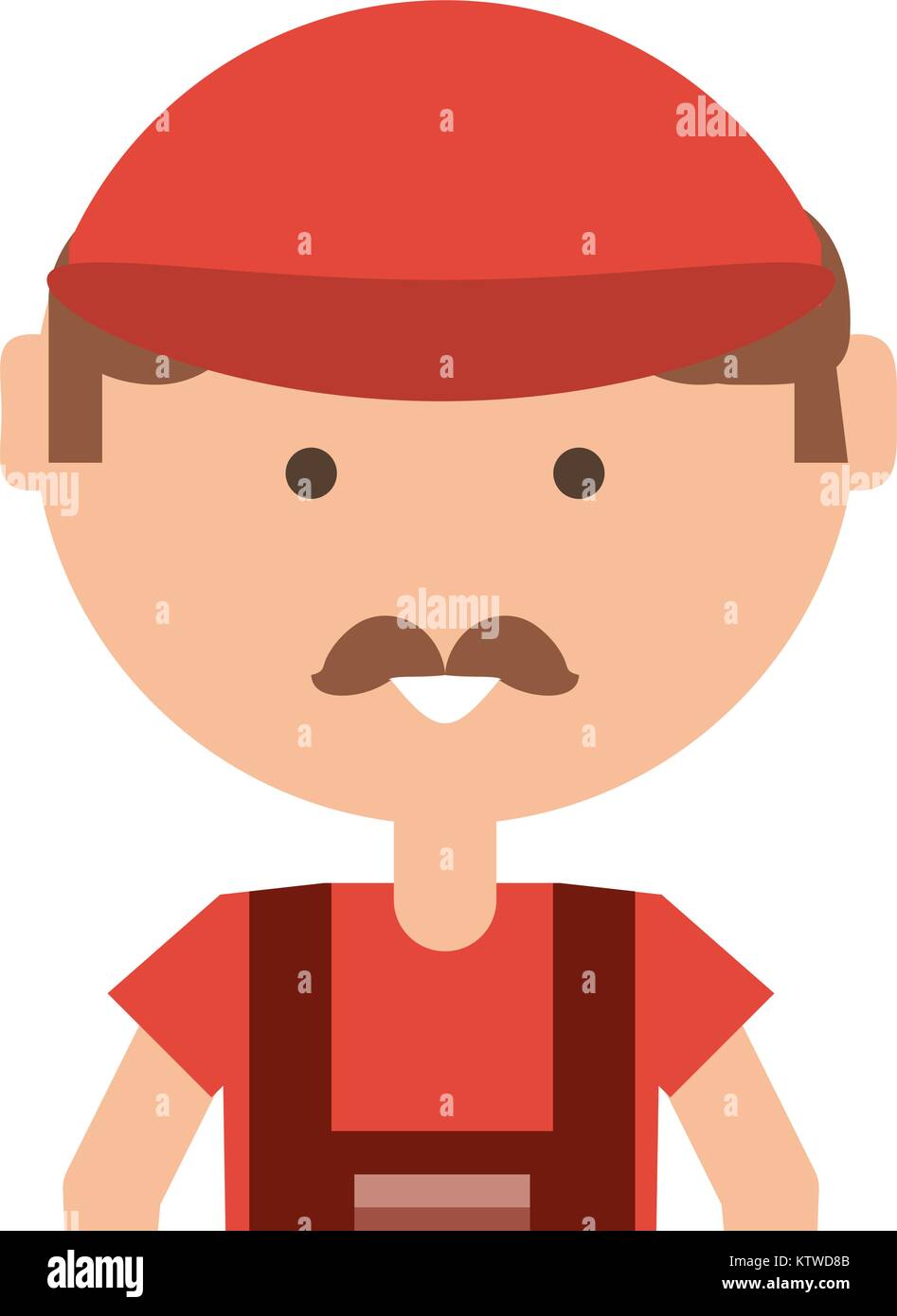 cartoon mechanic man icon Stock Vector Image & Art - Alamy