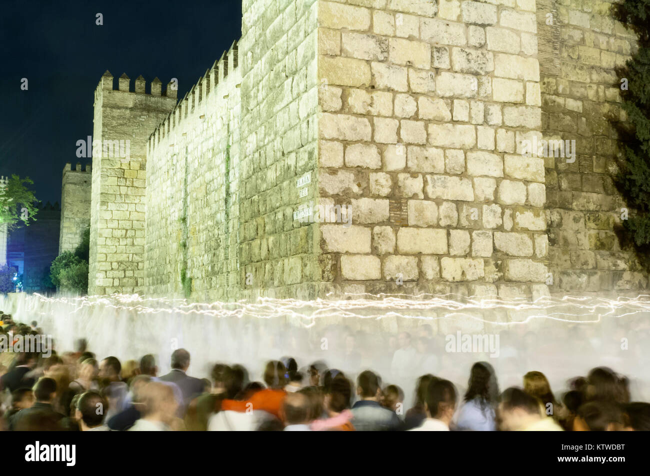 Picture of a religious procession of the holy week of Seville, Spain ...