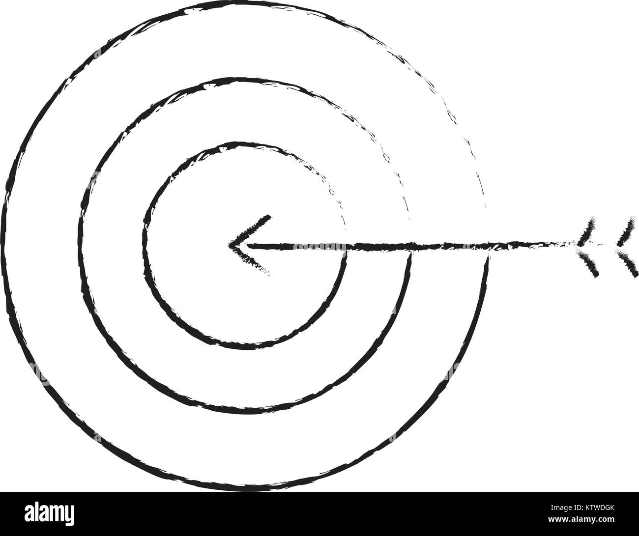 business target arrow strategy symbol Stock Vector Image & Art - Alamy