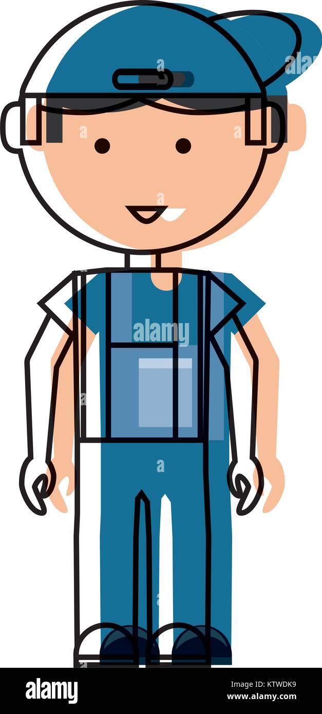 cartoon mechanic man icon Stock Vector Image & Art - Alamy