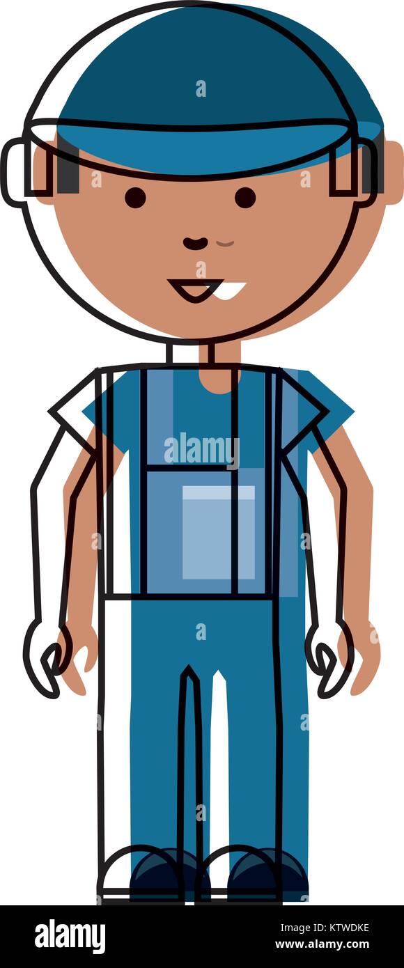 cartoon mechanic man icon Stock Vector Image & Art - Alamy