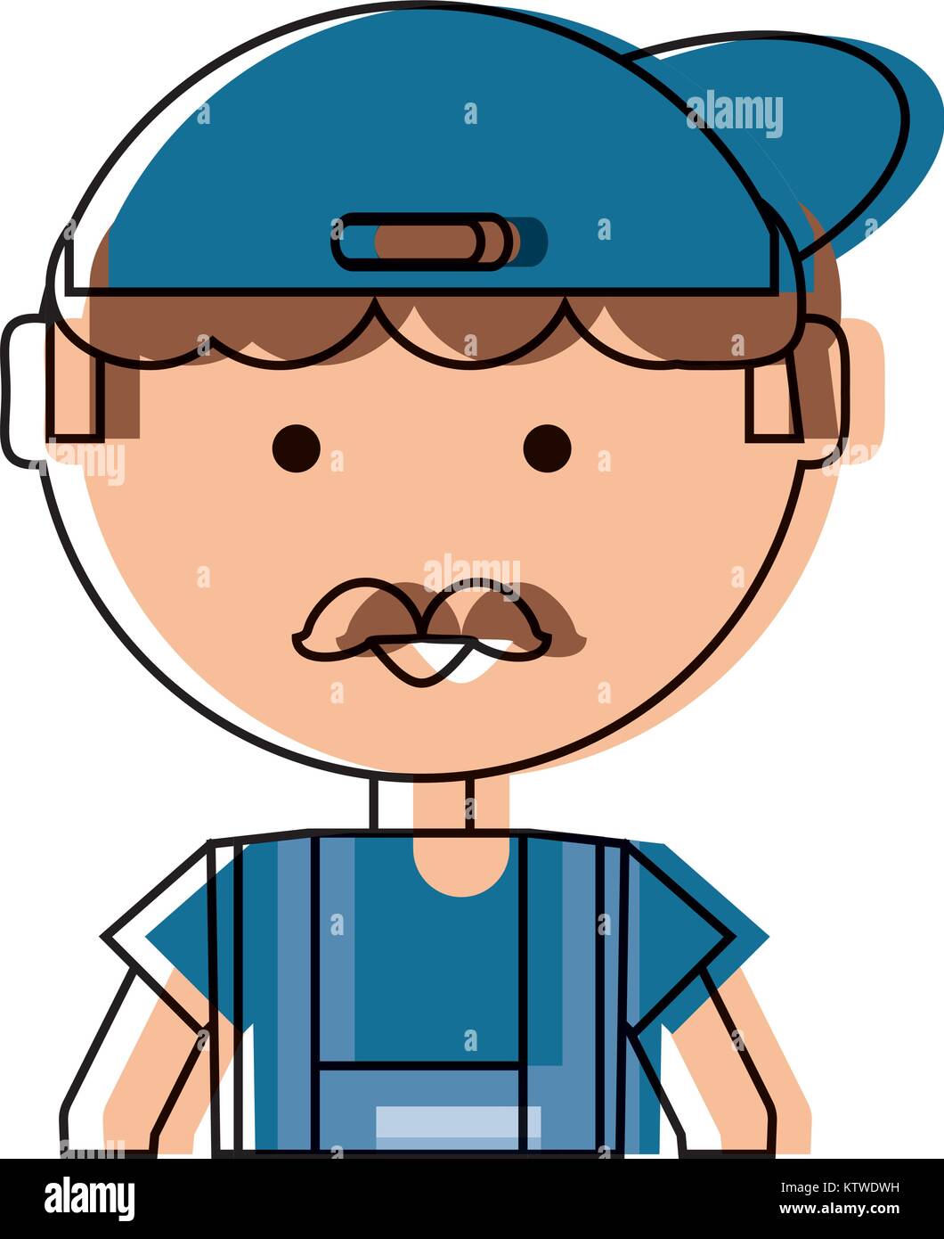 cartoon mechanic man icon Stock Vector Image & Art - Alamy